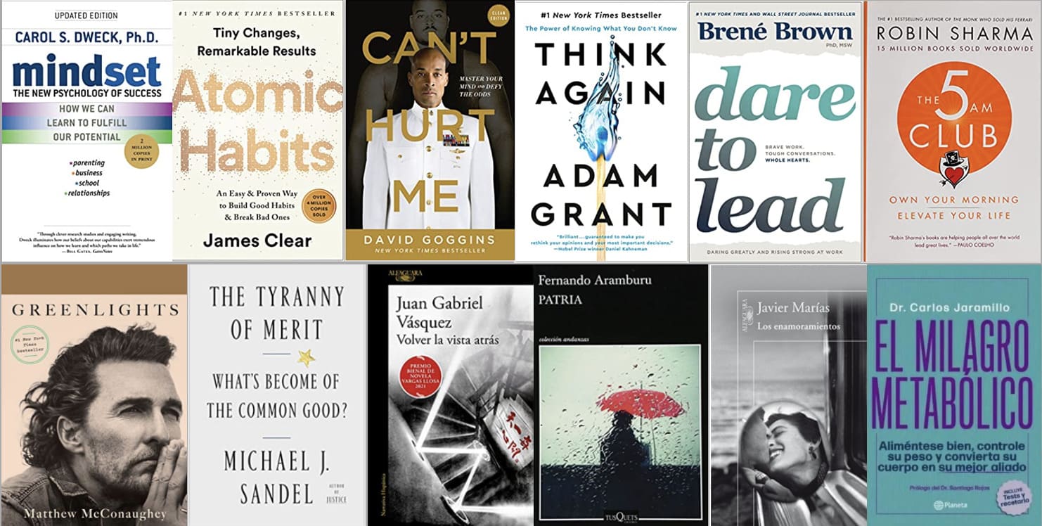 12 libros recomendados para el 2022 | HiCue Speakers